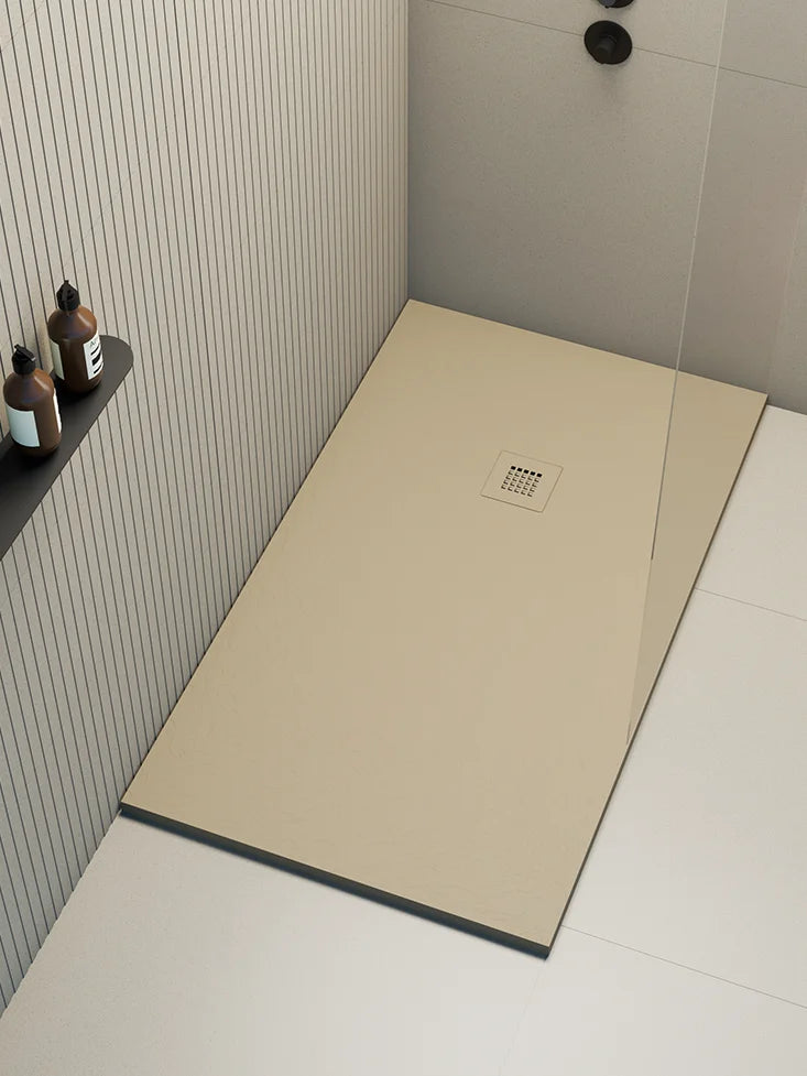 Receveur de douche en résine | Hos's Pizarra ou Sand | Poalgi